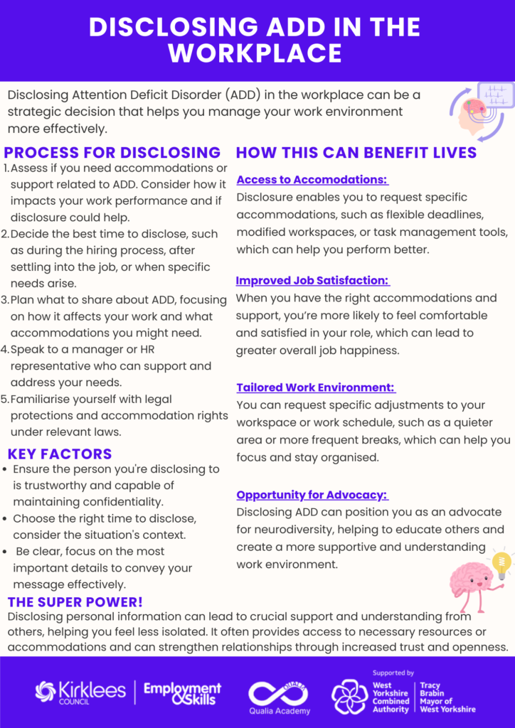 Disclosing Attention Deficit Disorder (ADD) In The Workplace - Qualia ...